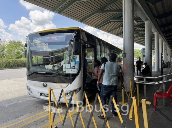 Bus CW1 Singapore Kranji MRT to JB CIQ/Sentral