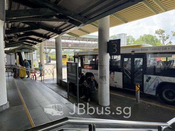 Bus CW1 Singapore Kranji MRT to JB CIQ/Sentral