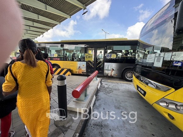 Bus CW2 Singapore Bugis Queen Street to JB CIQ/Sentral