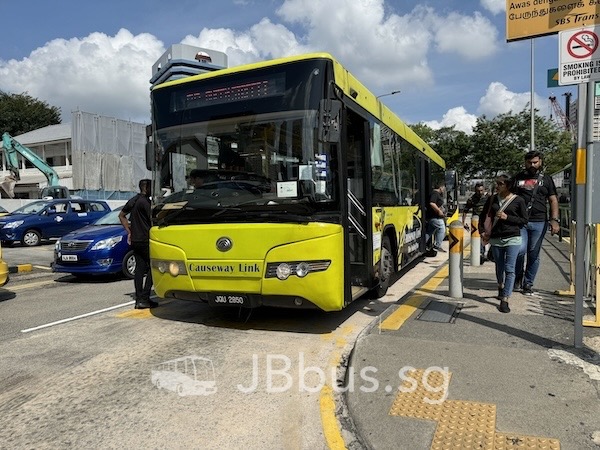 Bus CW2 Singapore Bugis Queen Street to JB CIQ/Sentral