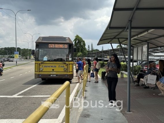 Bus CW3 SG Jurong Town Hall to Perling Mall & Aeon Bukit Indah JB