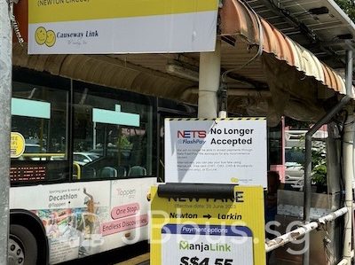 Bus CW5 Singapore Newton Circus to JB CIQ/Sentral