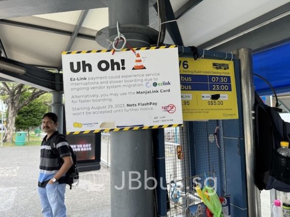 Bus CW6 SG Boon Lay Mrt to Perling Mall JB (Outdoor Bus Stand)